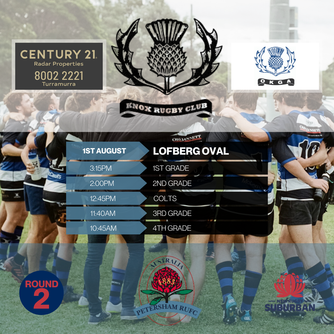 ROUND 2 - PETERSHAM » Knox Rugby Club